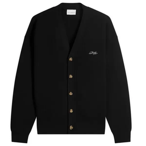 Drole De Monsieur Logo Cardigan - Black