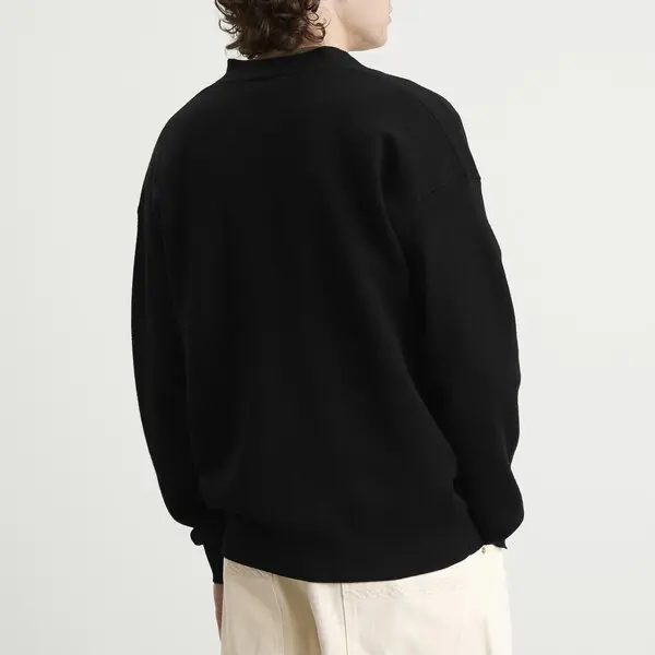 Drole De Monsieur Logo Wool Cardigan