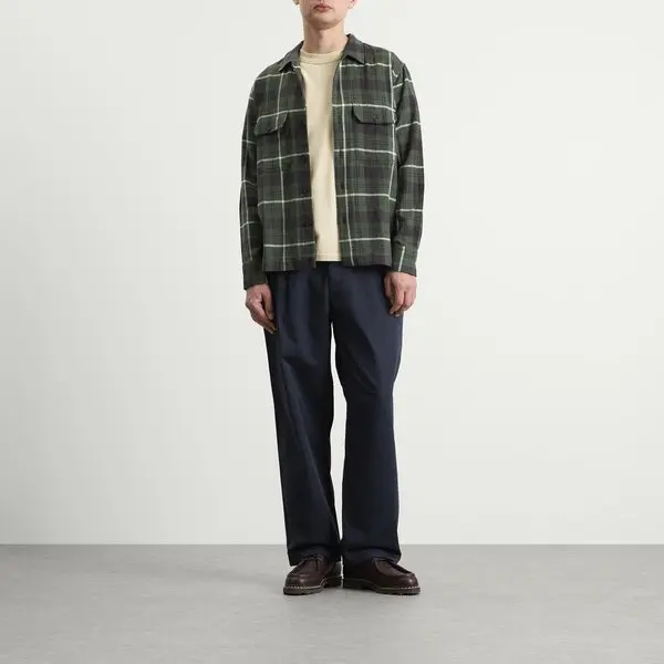 Universal Works Washed Check Utility Shirt