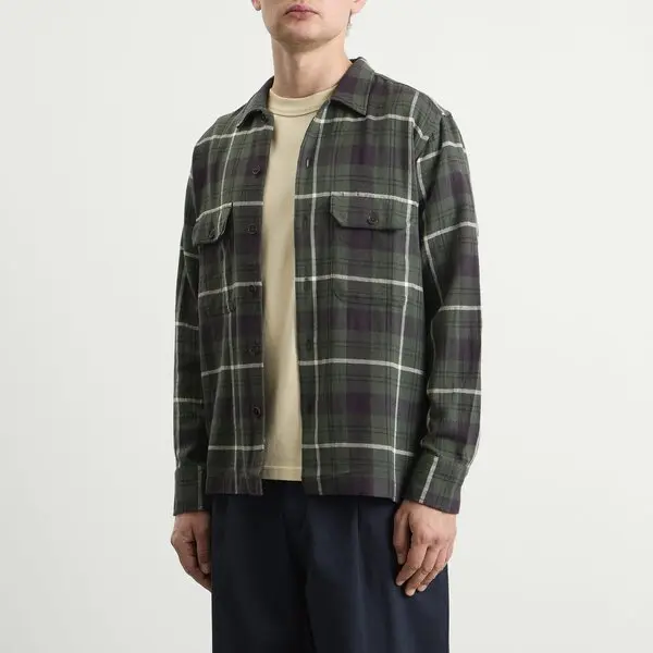 Universal Works Washed Check Utility Shirt
