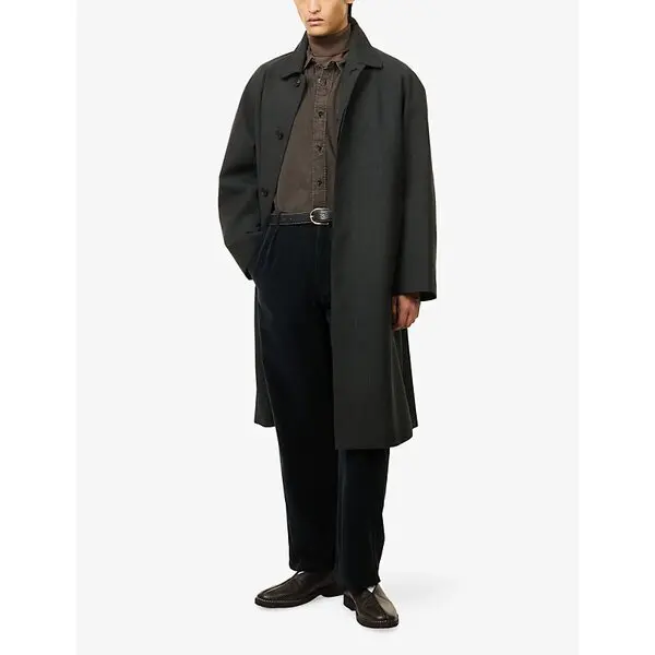 THE ROW Perlin Longline Cashmere And Wool-blend Coat