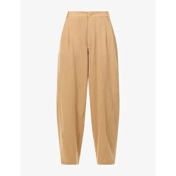 DARKPARK Phebe Wide-leg Cashmere Wool Trousers
