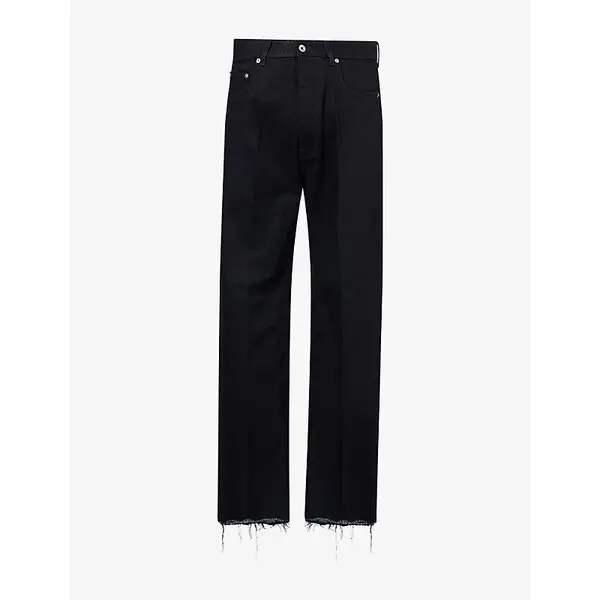 Rick Owens Geth Wide-leg Denim Jeans - Black