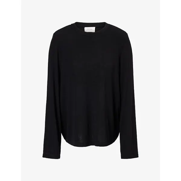 Dissh Reni Padded-shoulder Modal-blend Top