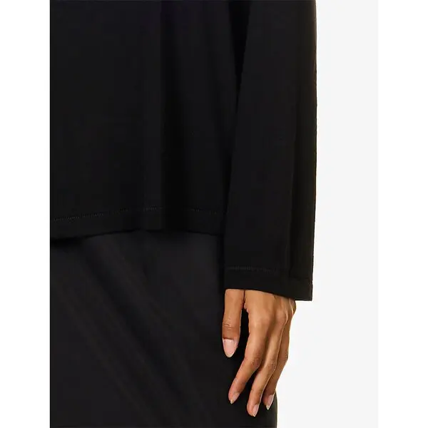 Dissh Reni Padded-shoulder Modal-blend Top