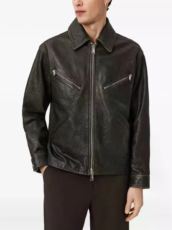 ALLSAINTS Zip-up Leather Jacket