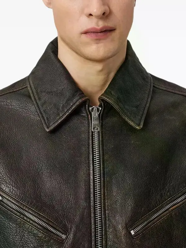 ALLSAINTS Zip-up Leather Jacket