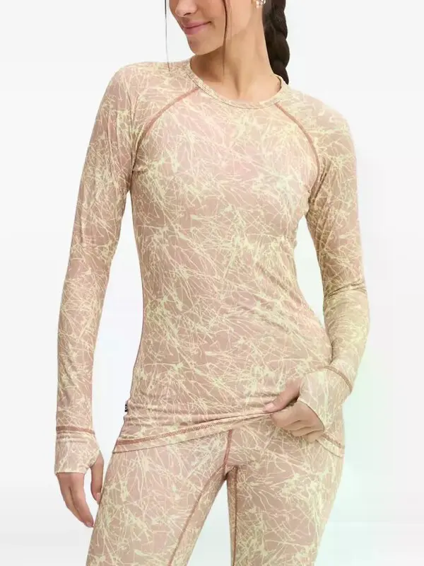 PICTURE ORGANIC CLOTHING Milita Printed Base-layer Top - Pink