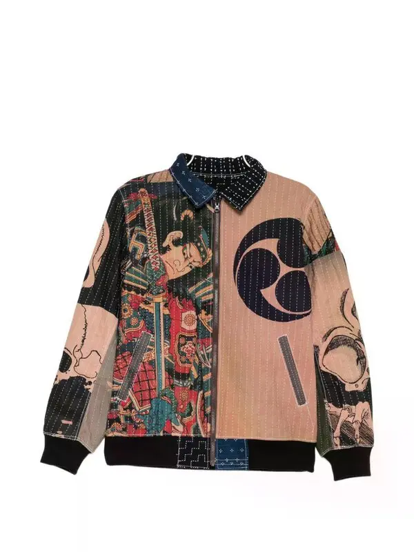 TP WORKS All-over Graphic-print Shirt Jacket