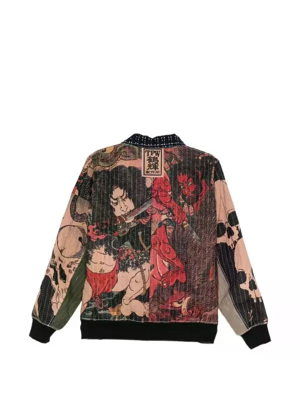 TP WORKS All-over Graphic-print Shirt Jacket