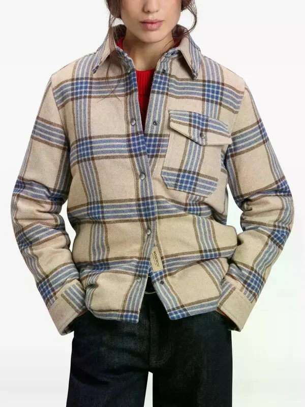 Woolrich Alaskan Check-pattern Shirt Jacket
