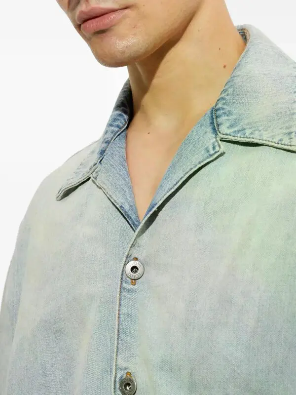 Loewe Short-sleeve Denim Shirt