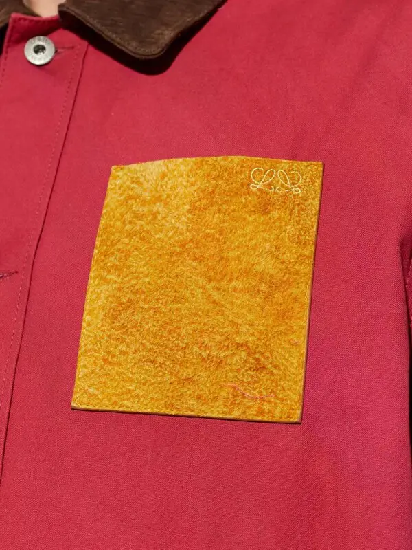 Loewe Corduroy-collar Patch-pocket Jacket