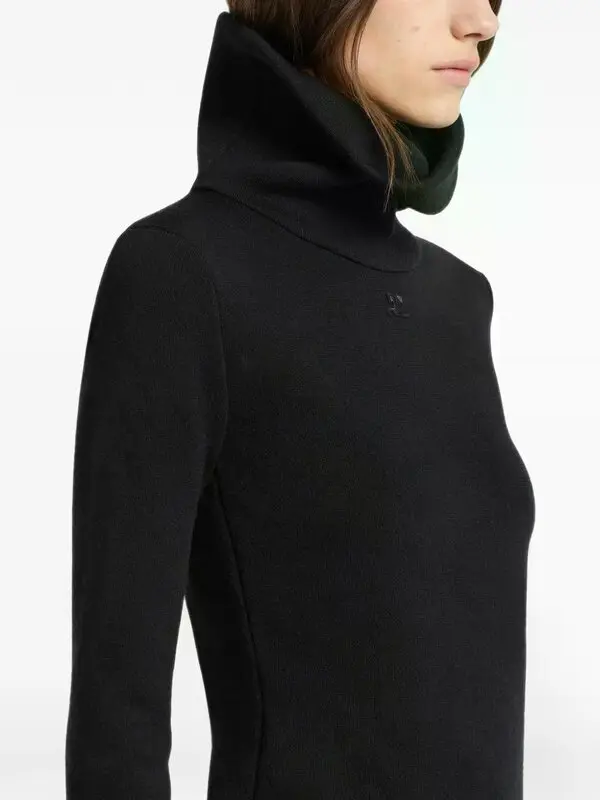 COURREGES High-collar Sweater