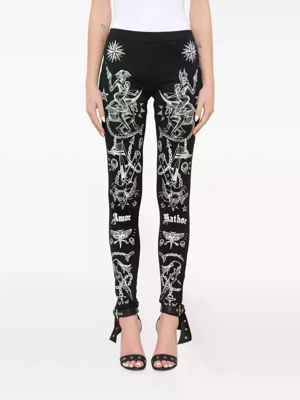 Givenchy Tattoo-print Leggings