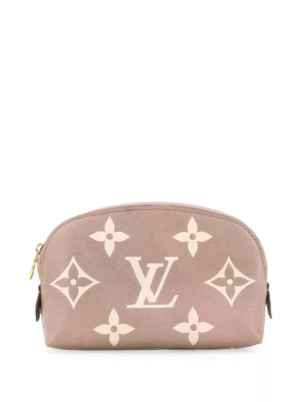 LOUIS VUITTON Cosmetic Bicolor Monogram Empreinte Giant Pouch