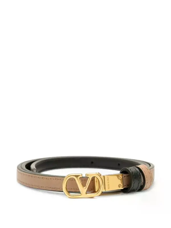 Valentino Garavani Vlogo Signature Reversible Belt - Black
