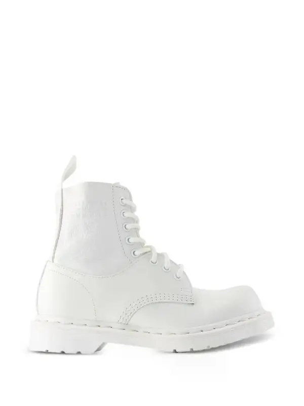 MAISON MARGIELA X Dr. Martens 1460 Lace-up Ankle Boots - White