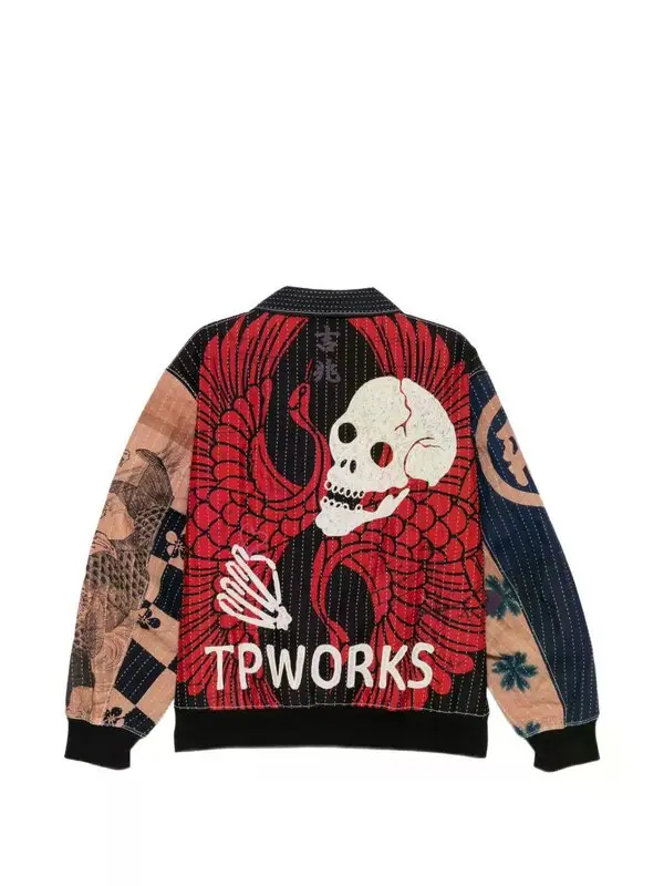 TP WORKS All-over Graphic-print Shirt Jacket