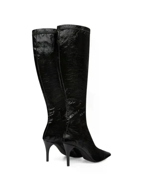 COURREGES Crinkled Toe-cap Boots