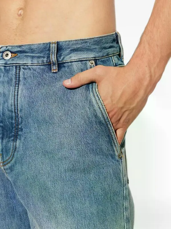 Loewe Washed-denim Straight-leg Jeans