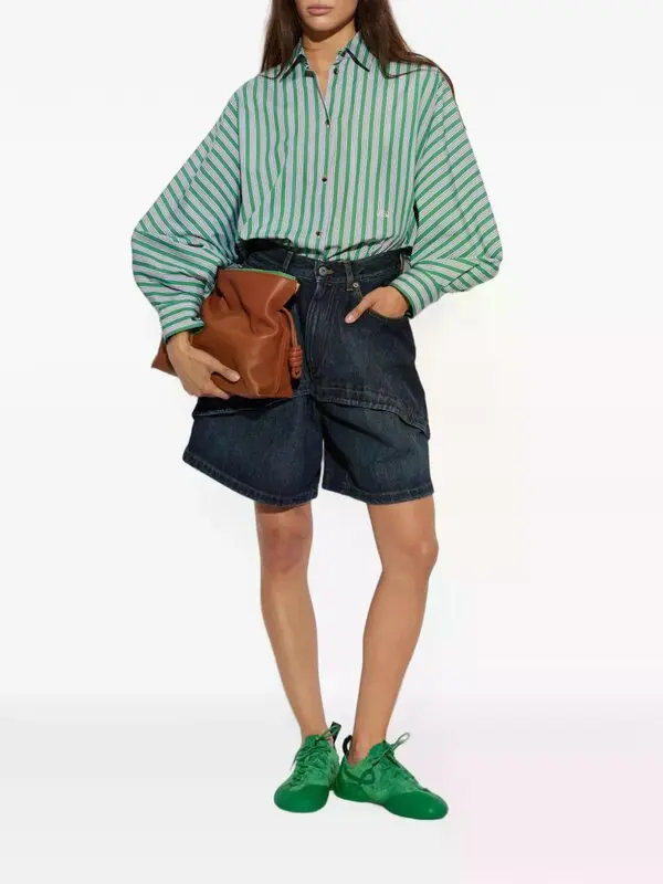 Loewe Layered-effect Denim Shorts