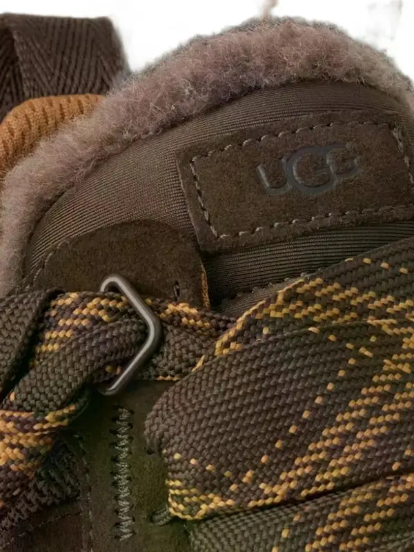UGG Shearling-trim Panelled Sneakers