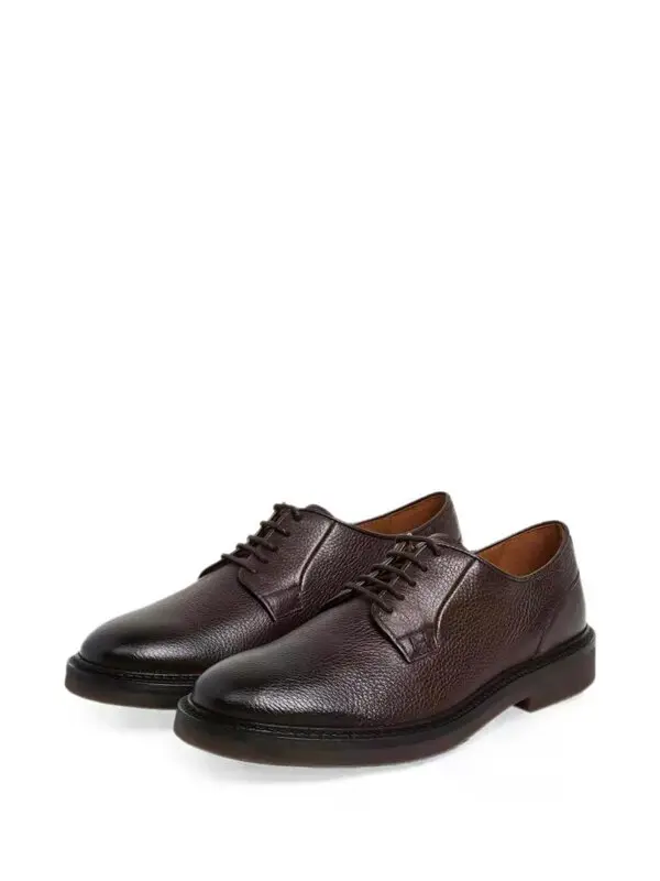 HACKETT LONDON Elsted Blucher Leather Derby Shoes