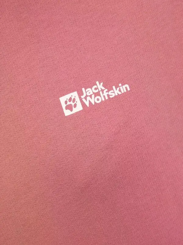 JACK WOLFSKIN Logo Hoodie - Pink