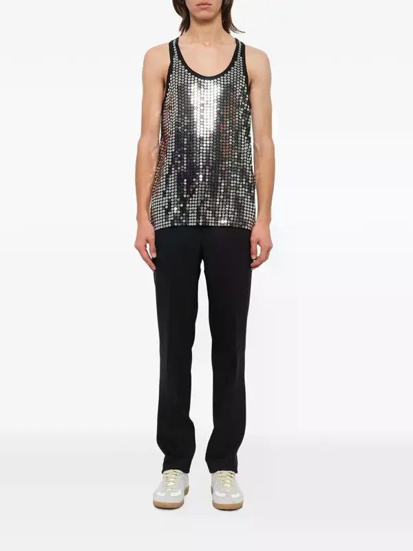 Givenchy Sequin-embellished Podium Tank Top - Black