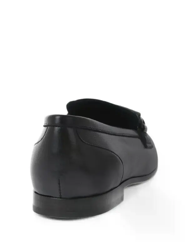 Brunello Cucinelli Rhinestone-embellished Leather Loafers