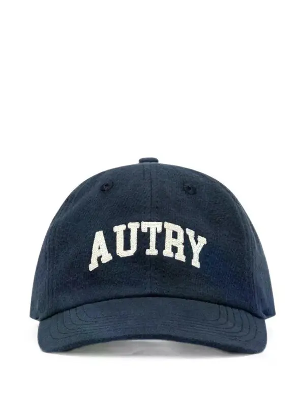 AUTRY College Logo-embroidered Baseball Cap - Blue