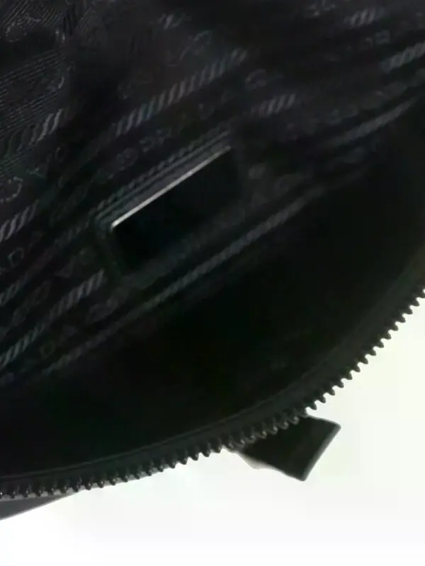 Prada 2013-2026 Saffiano Trimmed Tessuto Belt Bag
