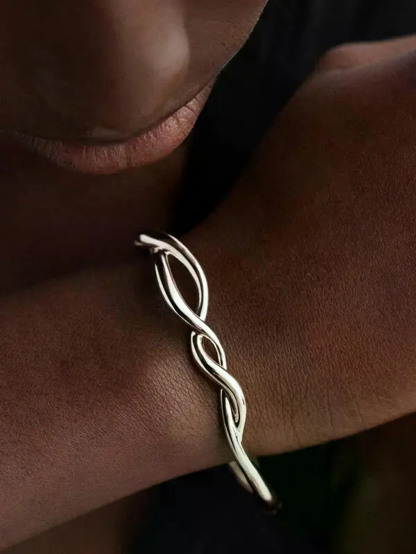 Monica Vinader Ochre Twisted Bangle
