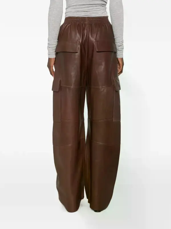 PETAR PETROV Leather Cargo Pants