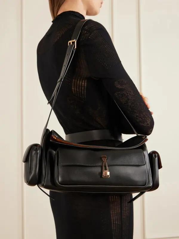 Gabriela Hearst Jebb Leather Shoulder Bag