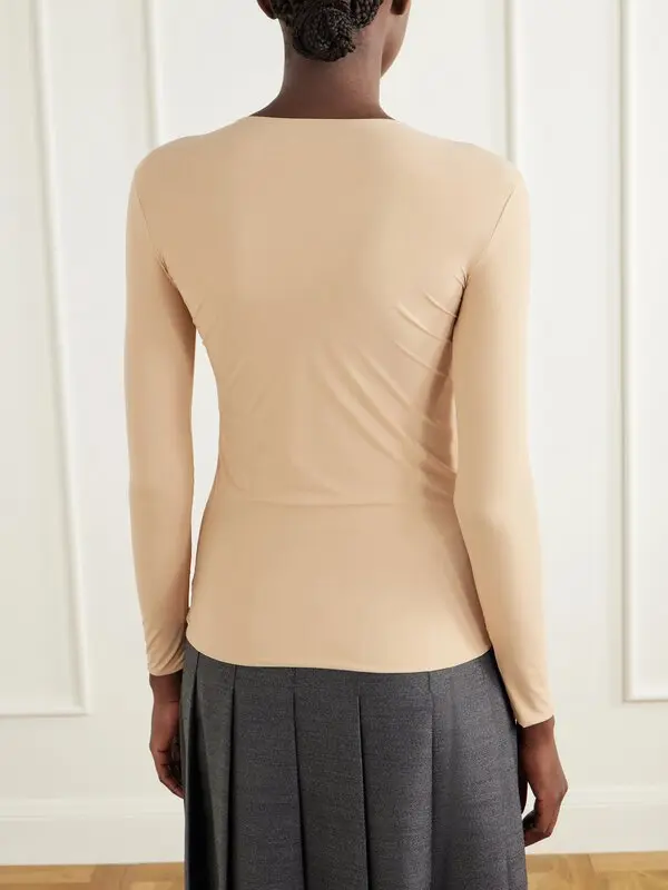 JIL SANDER Stretch T-shirt - Neutrals