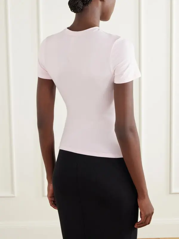 SKIMS Stretch-cotton Jersey T-shirt