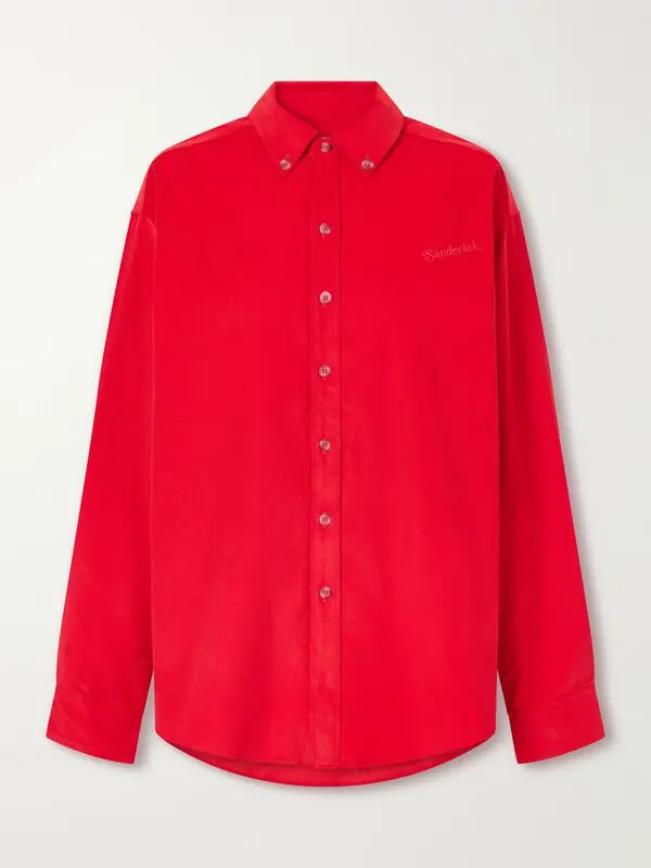 SANDERLAK Cotton Corduroy Shirt
