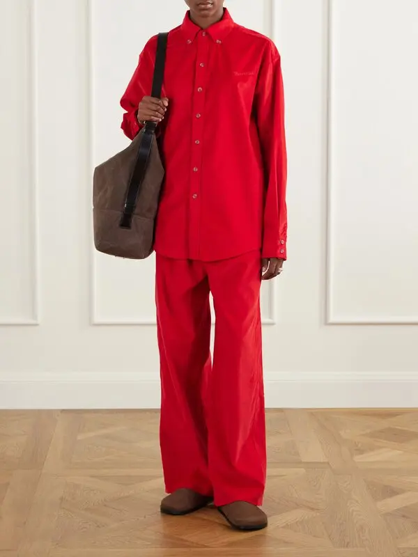 SANDERLAK Cotton Corduroy Shirt