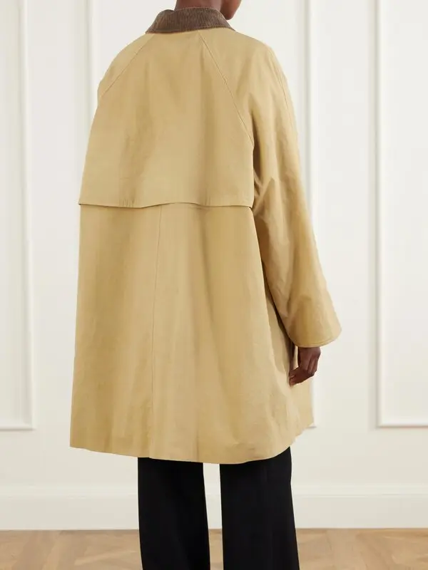 THE ROW Ina Cotton-gabardine Coat