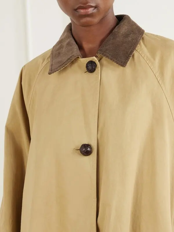 THE ROW Ina Cotton-gabardine Coat