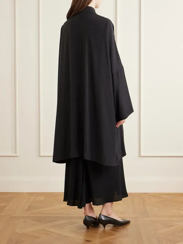 THE ROW Birgit Silk Coat