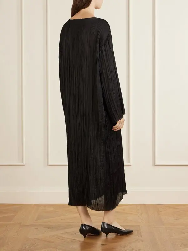 THE ROW Joma Silk Midi Dress