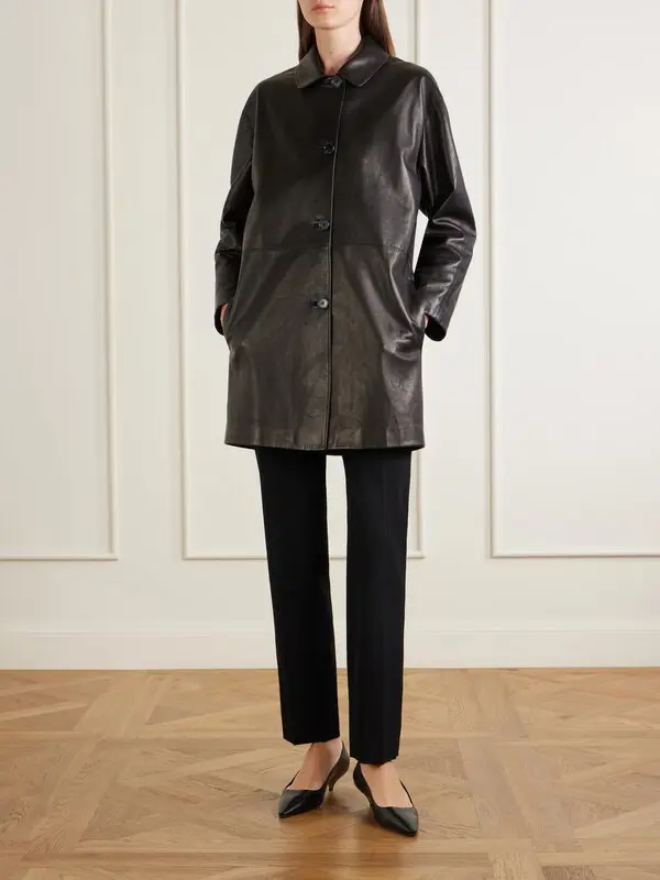 THE ROW Donata Leather Coat