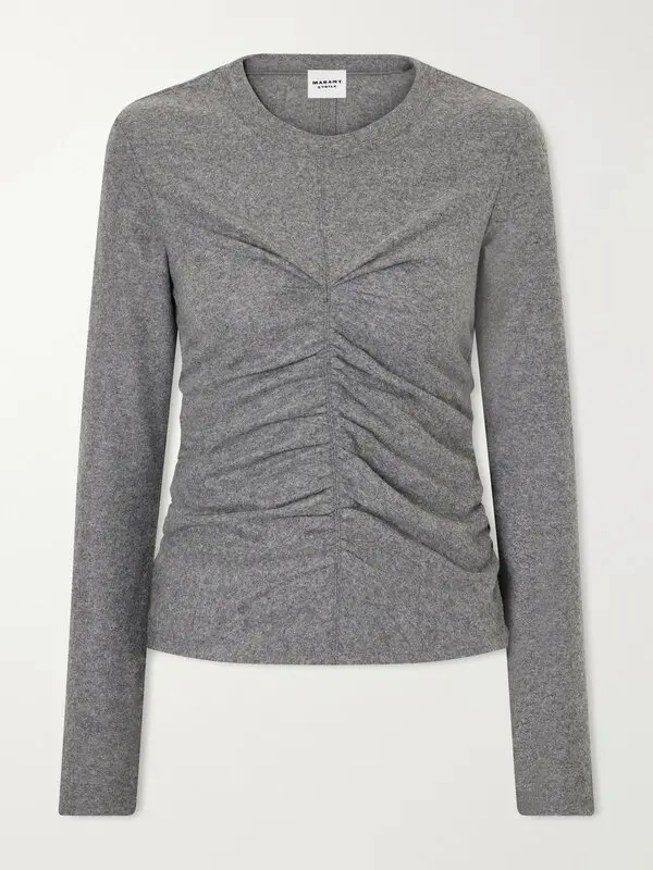 MARANT ETOILE Delesa Stretch Shirt - Gray