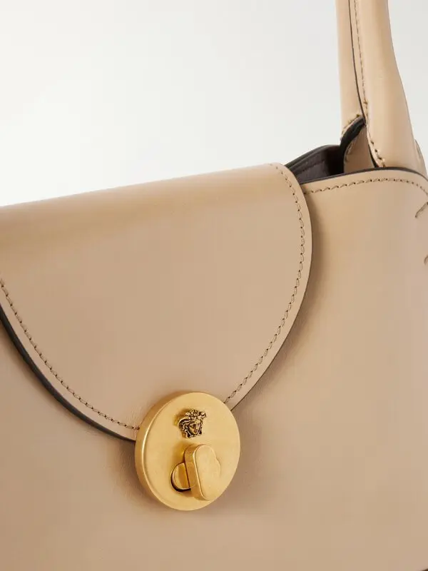 Versace Vivian Medusa-embellished Leather Shoulder Bag