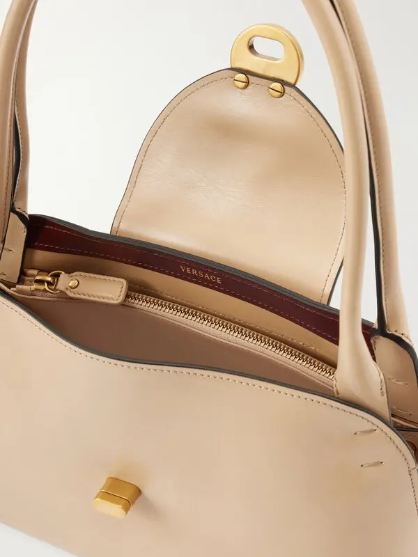 Versace Vivian Medusa-embellished Leather Shoulder Bag