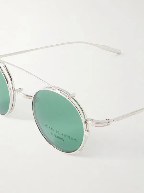 Barton Perreira Imagine Round-frame Sunglasses