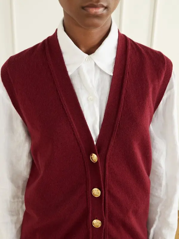BLAZÉ MILANO Highland Wool And Cashmere-blend Vest